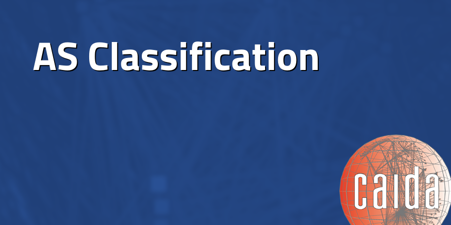 AS Classification - CAIDA