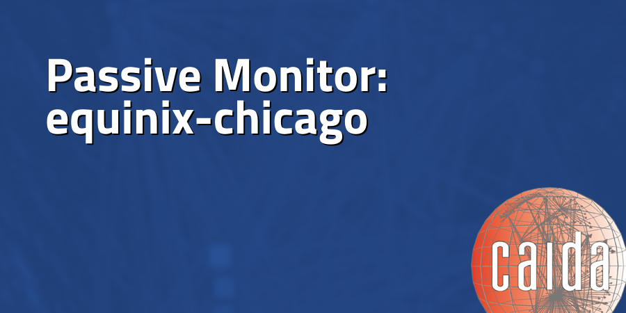 Passive Monitor: equinix-chicago - CAIDA
