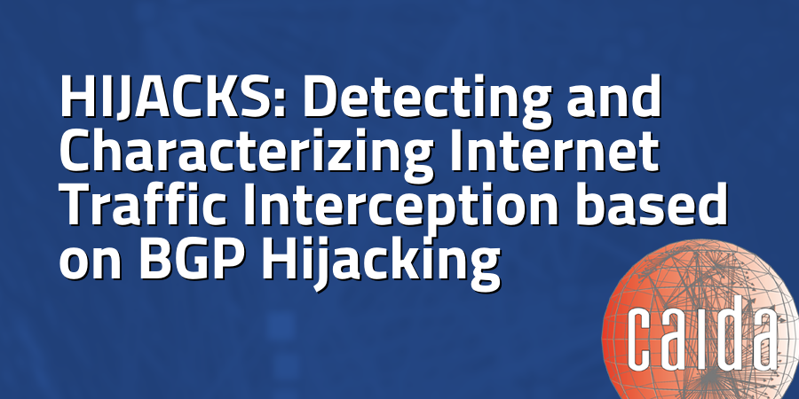 HIJACKS: Proposal - CAIDA