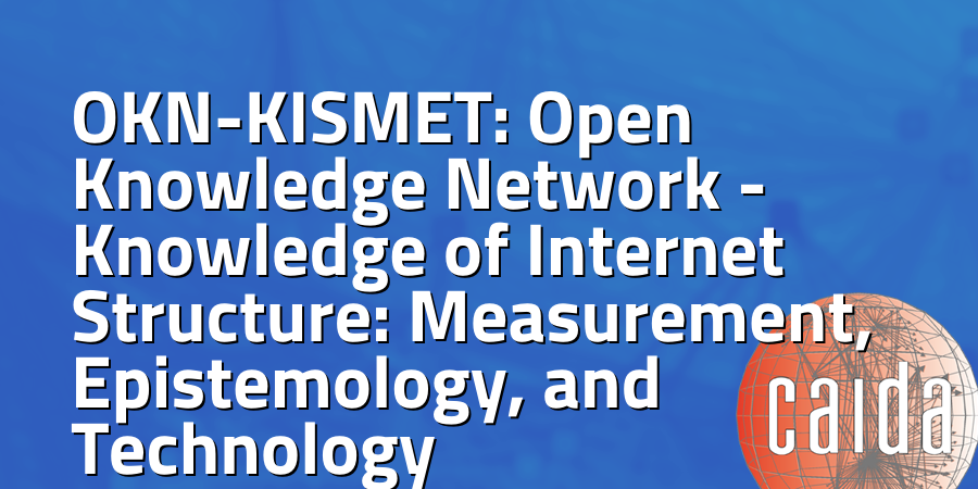 KISMET: Proposal - CAIDA