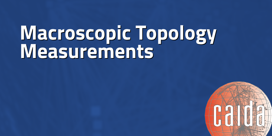 Macroscopic Topology Measurements - CAIDA